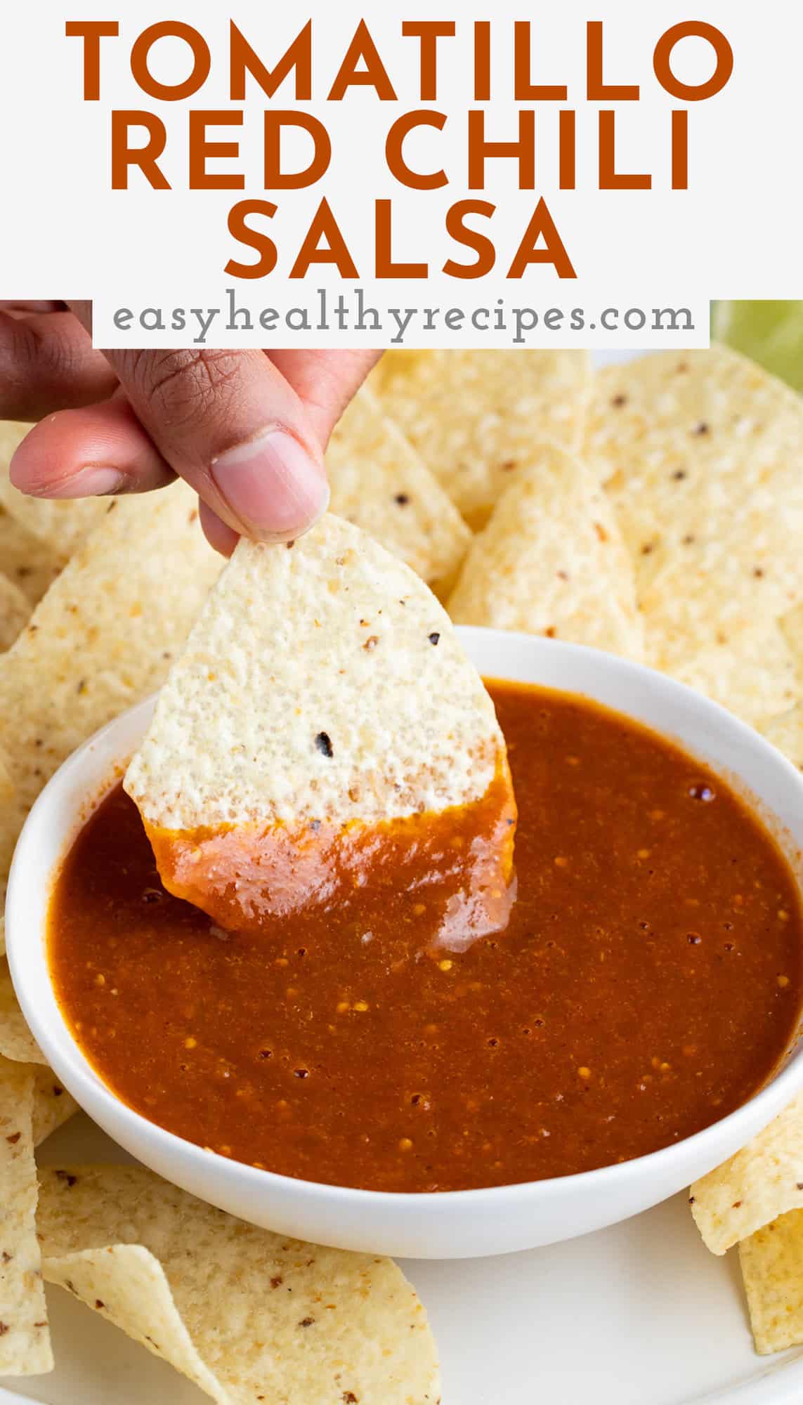 Tomatillo Red Chili Salsa - Easy Healthy Recipes