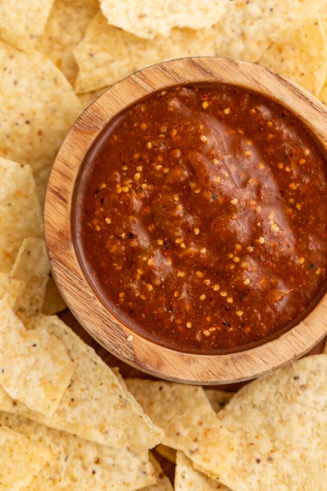 Tomatillo Red Chili Salsa - Easy Healthy Recipes