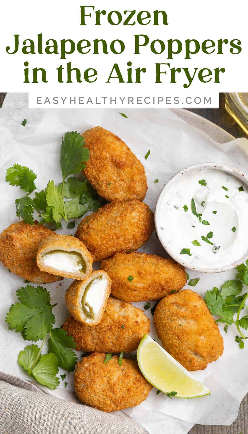 Frozen Jalapeño Poppers in the Air Fryer