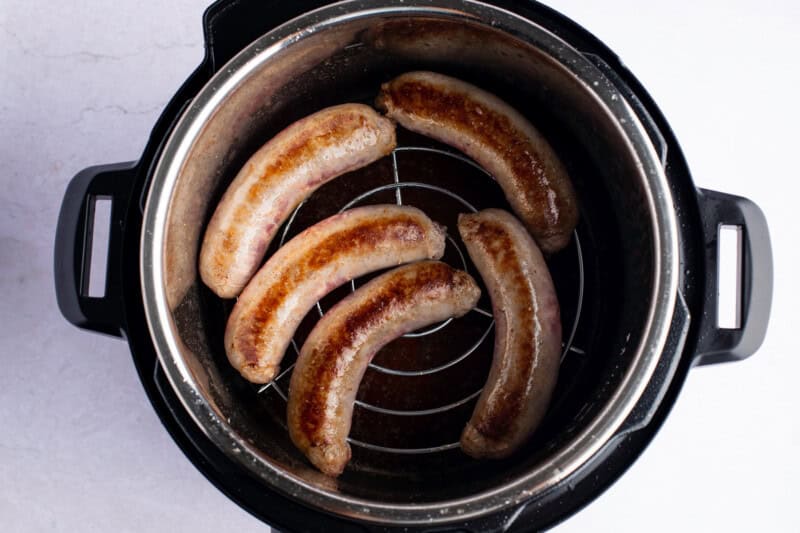 Beer-Infused Instant Pot Brats - Easy Healthy Recipes