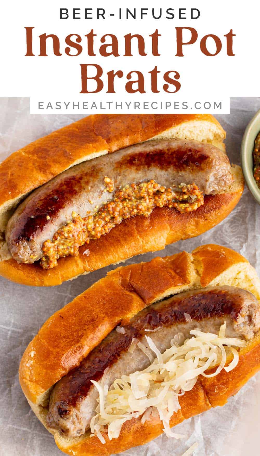 Beer-Infused Instant Pot Brats - Easy Healthy Recipes