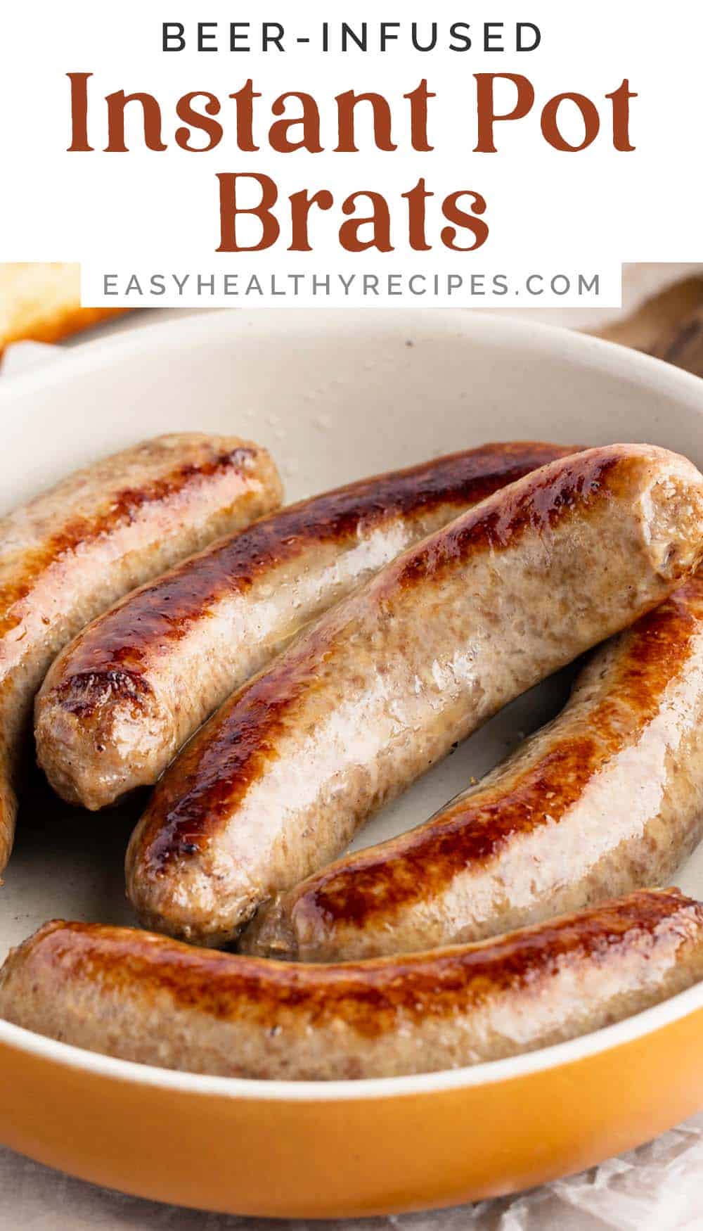Beer-Infused Instant Pot Brats - Easy Healthy Recipes
