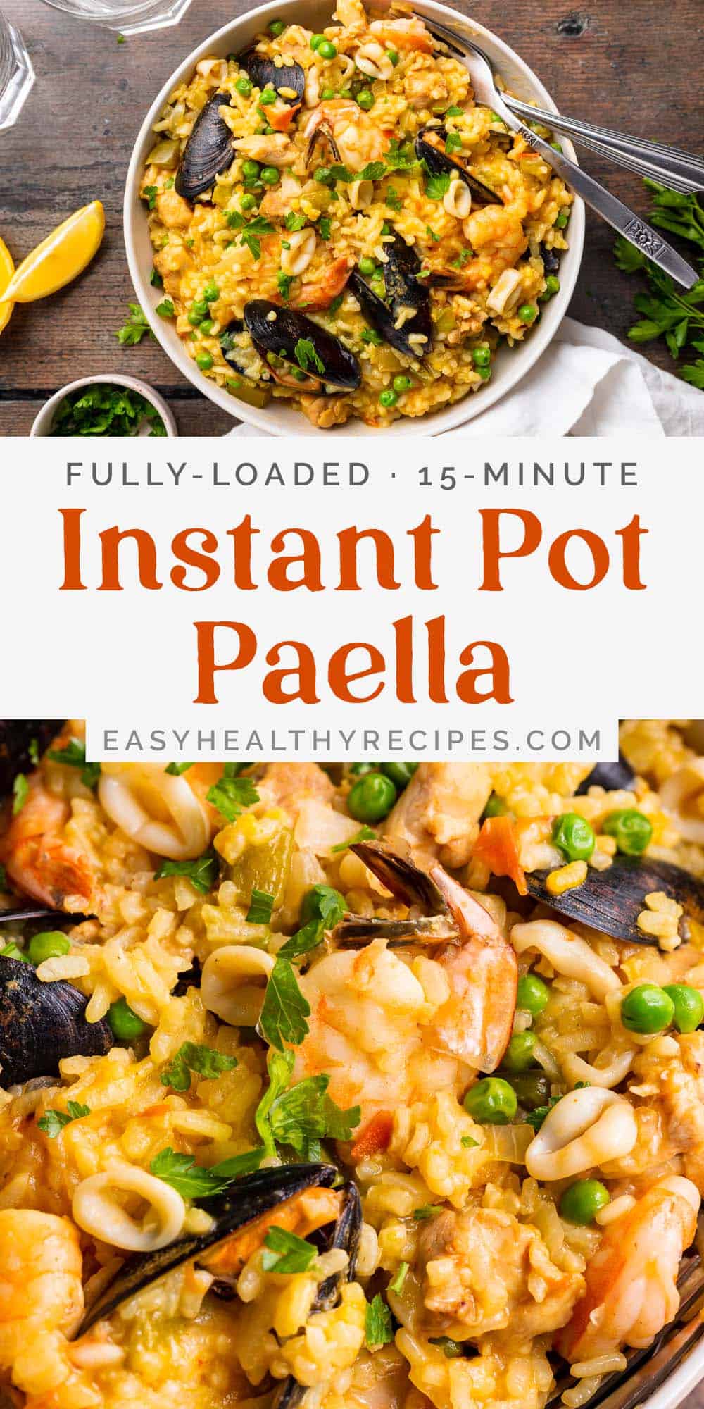 Instant Pot Paella - Easy Healthy Recipes
