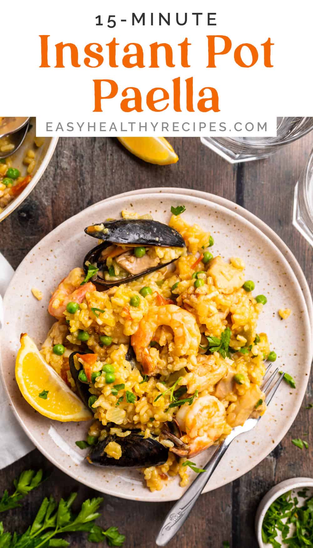 Instant Pot Paella - Easy Healthy Recipes