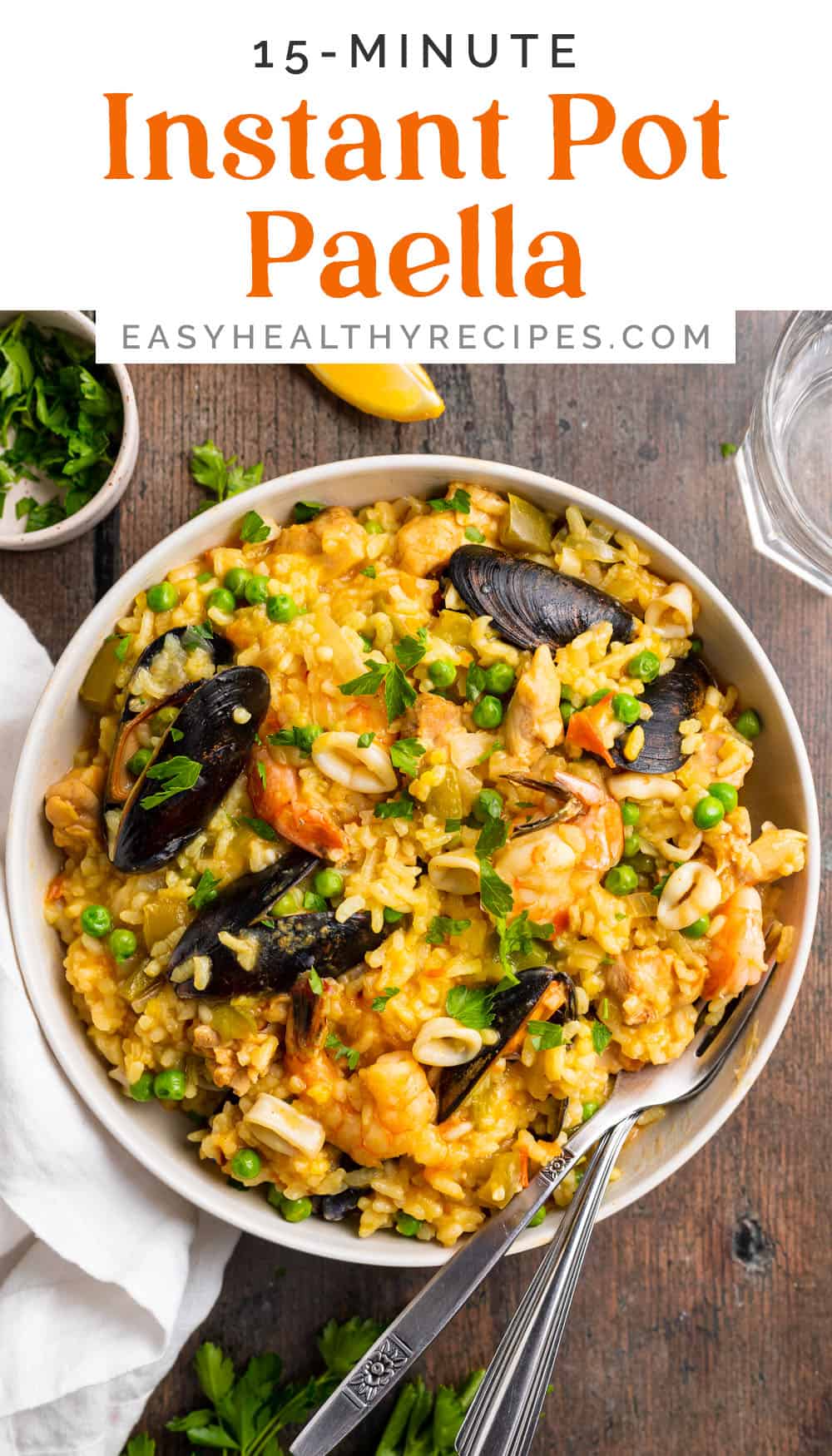 Instant Pot Paella - Easy Healthy Recipes