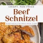 Crispy Beef Schnitzel - Easy Healthy Recipes