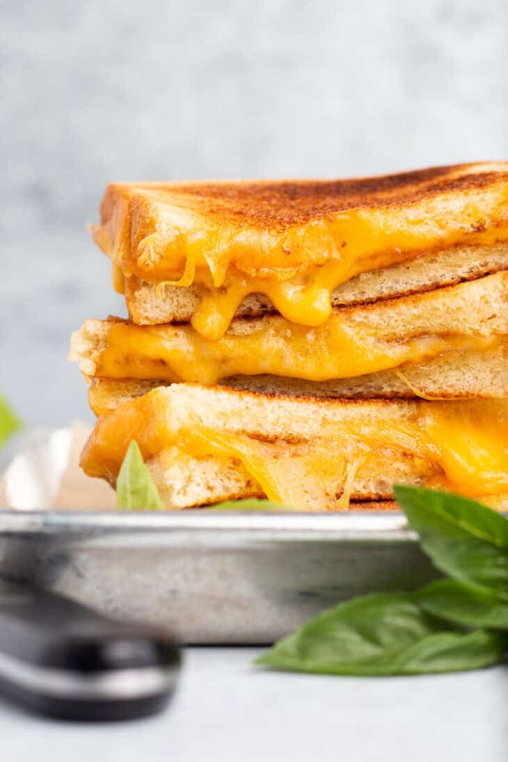 Toasted Grilled Cheese (No Stove Needed) - Easy Healthy Recipes