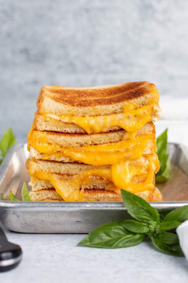 Toasted Grilled Cheese (No Stove Needed) - Easy Healthy Recipes