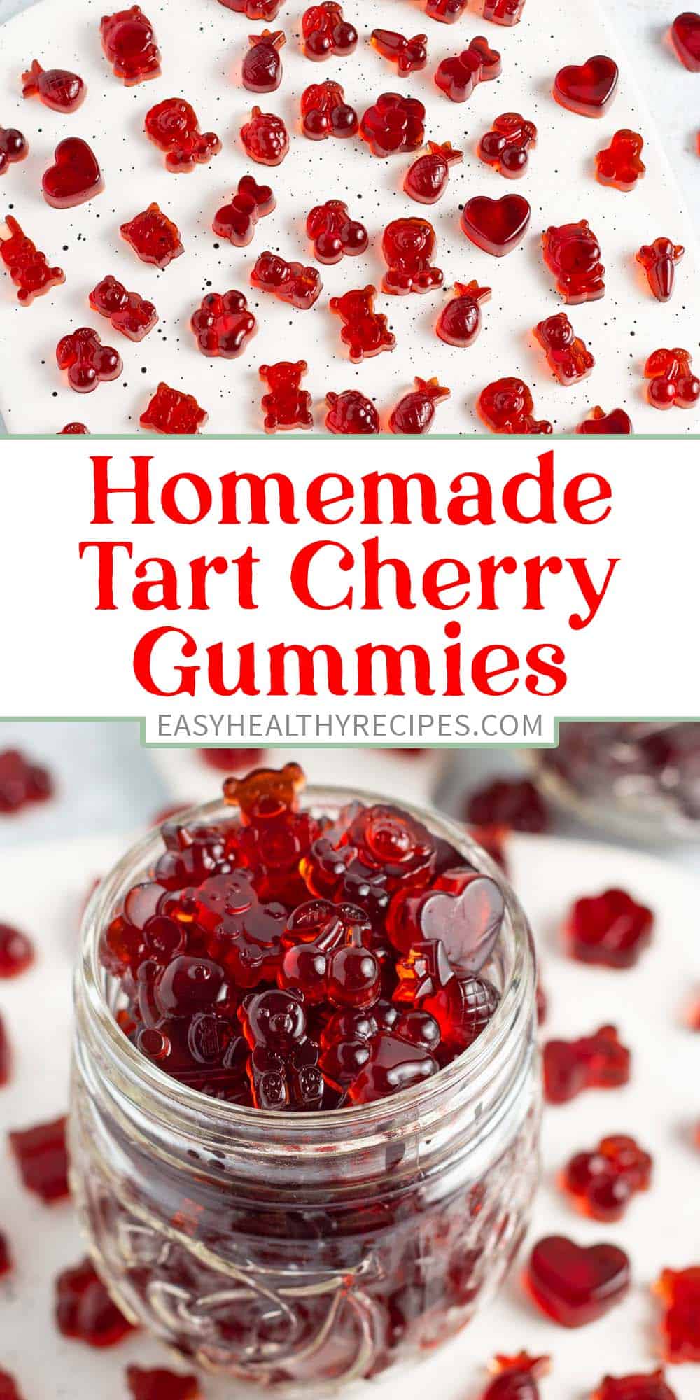 Tart Cherry Gummies - Easy Healthy Recipes