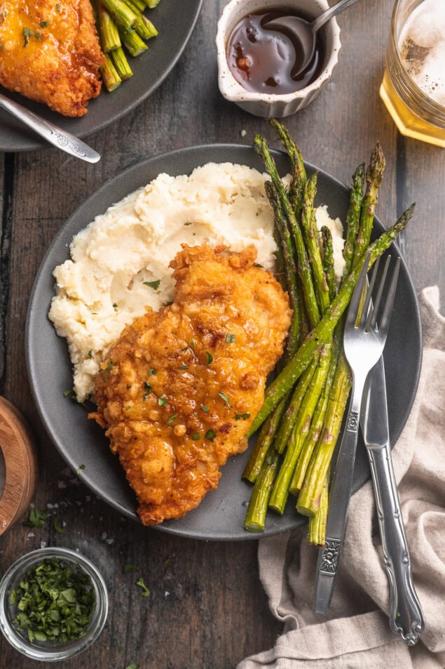Truffle Honey Chicken with Asparagus - Easy Healthy Recipes