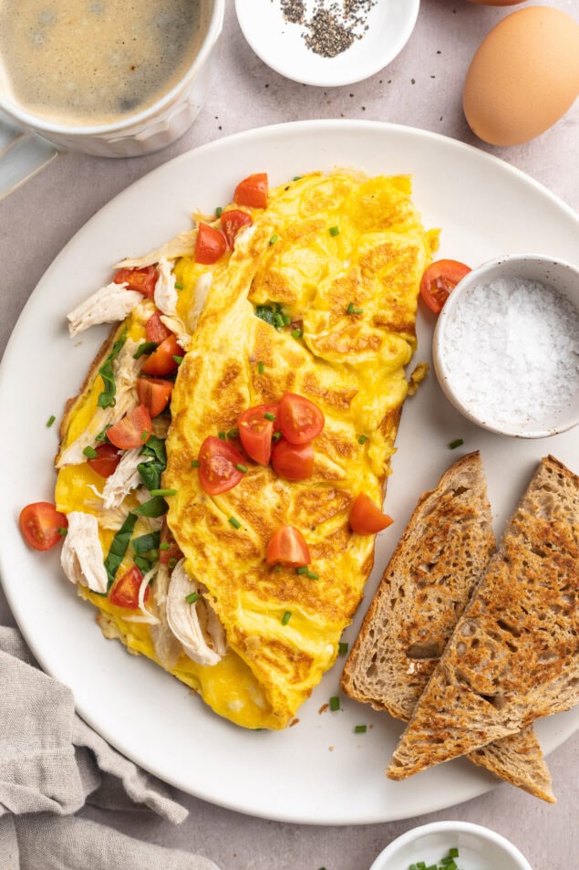 Chicken Omelette - Easy Healthy Recipes