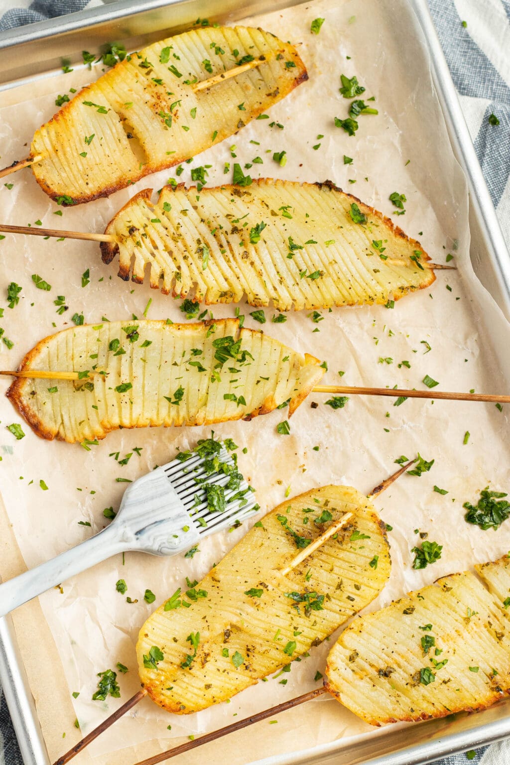 Accordion Potatoes - Easy Healthy Recipes
