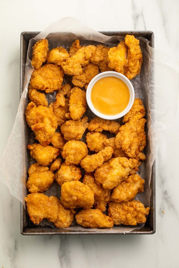 Air Fryer Frozen Popcorn Chicken - Easy Healthy Recipes