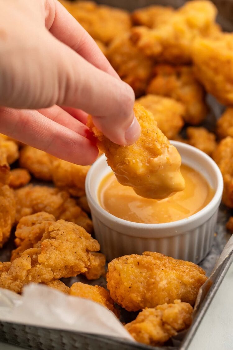 Air Fryer Frozen Popcorn Chicken - Easy Healthy Recipes