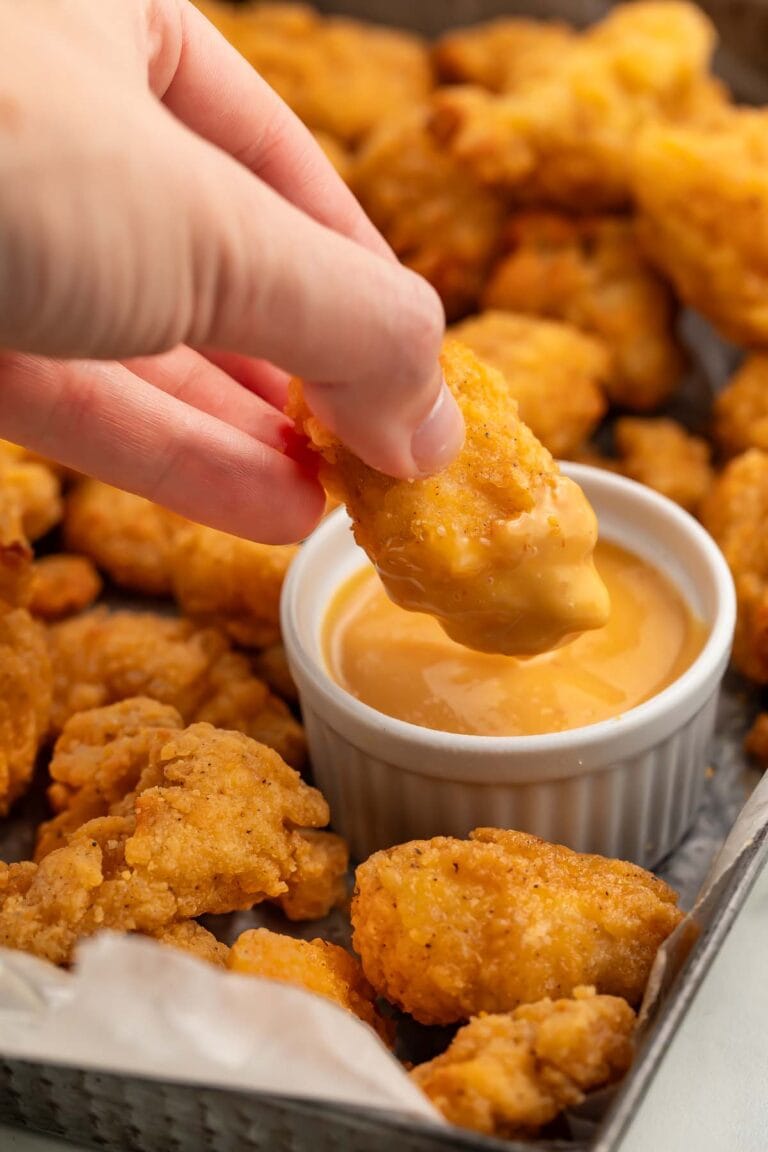 Air Fryer Frozen Popcorn Chicken - Easy Healthy Recipes