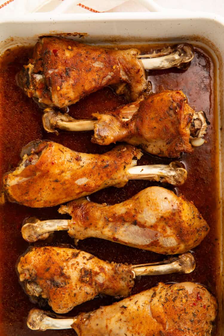 Juicy Oven Roasted Turkey Legs - Easy Healthy Recipes